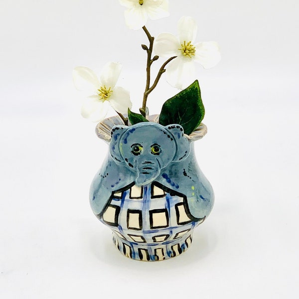 Elephant Vase - Etsy
