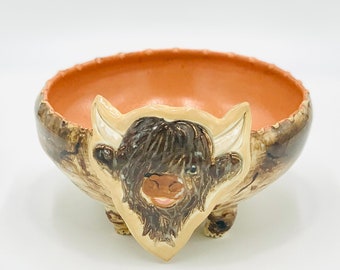 Highland Cow Bowl - Etsy