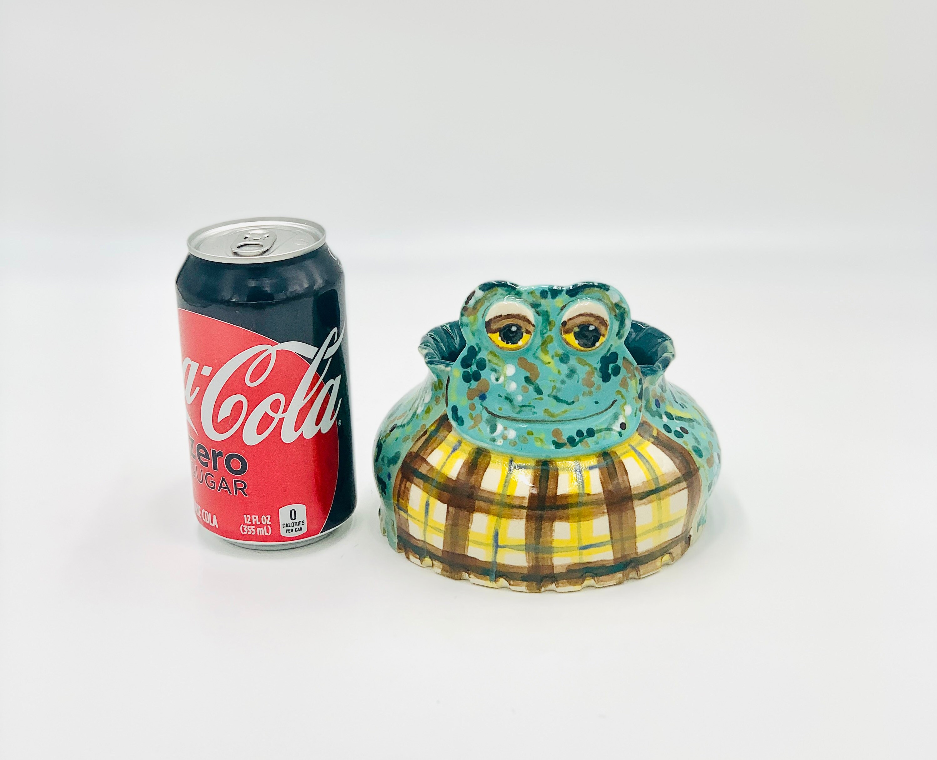 Frog Vase for Succulents Pens or Brushes Hand Painted - Etsy