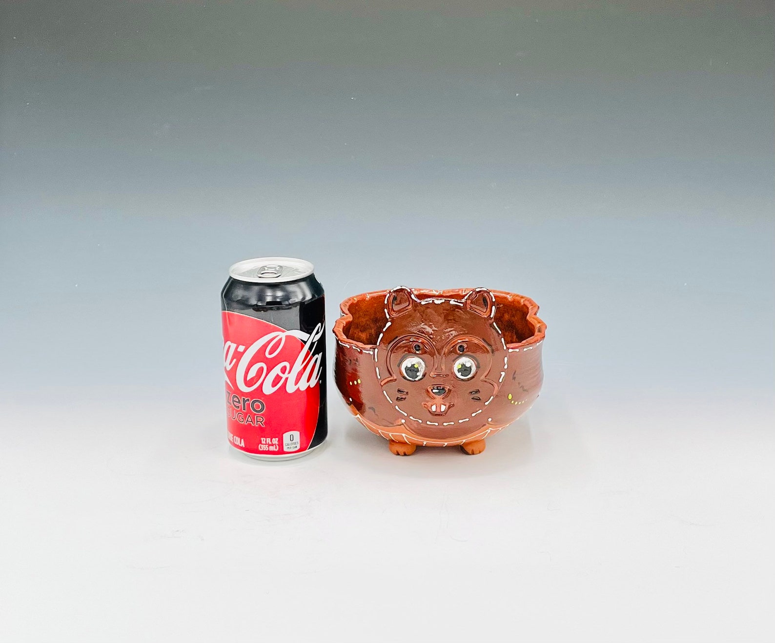 Beaver Bowl Hand Painted in Terra Cotta Clay Ceramic or Pottery - Etsy