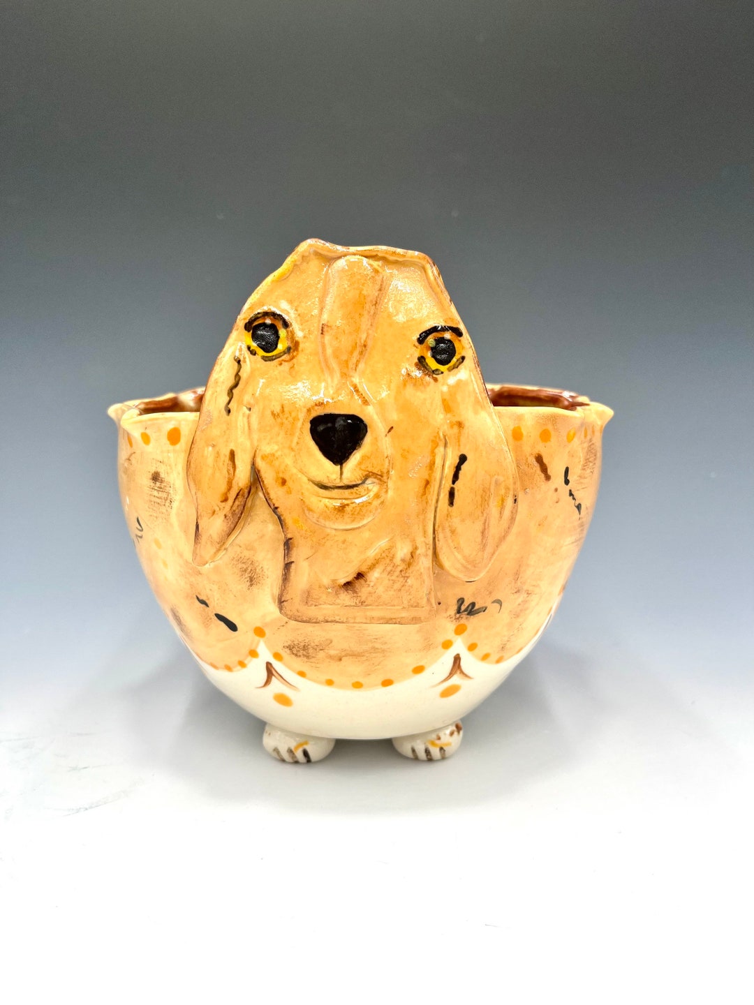 Goat Bowl Hand Painted in White Clay Ceramic or Pottery - Etsy