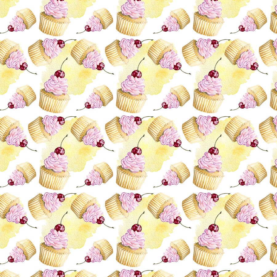 Watercolor Cakes Paperdessert Digital Paperwatercolor | Etsy