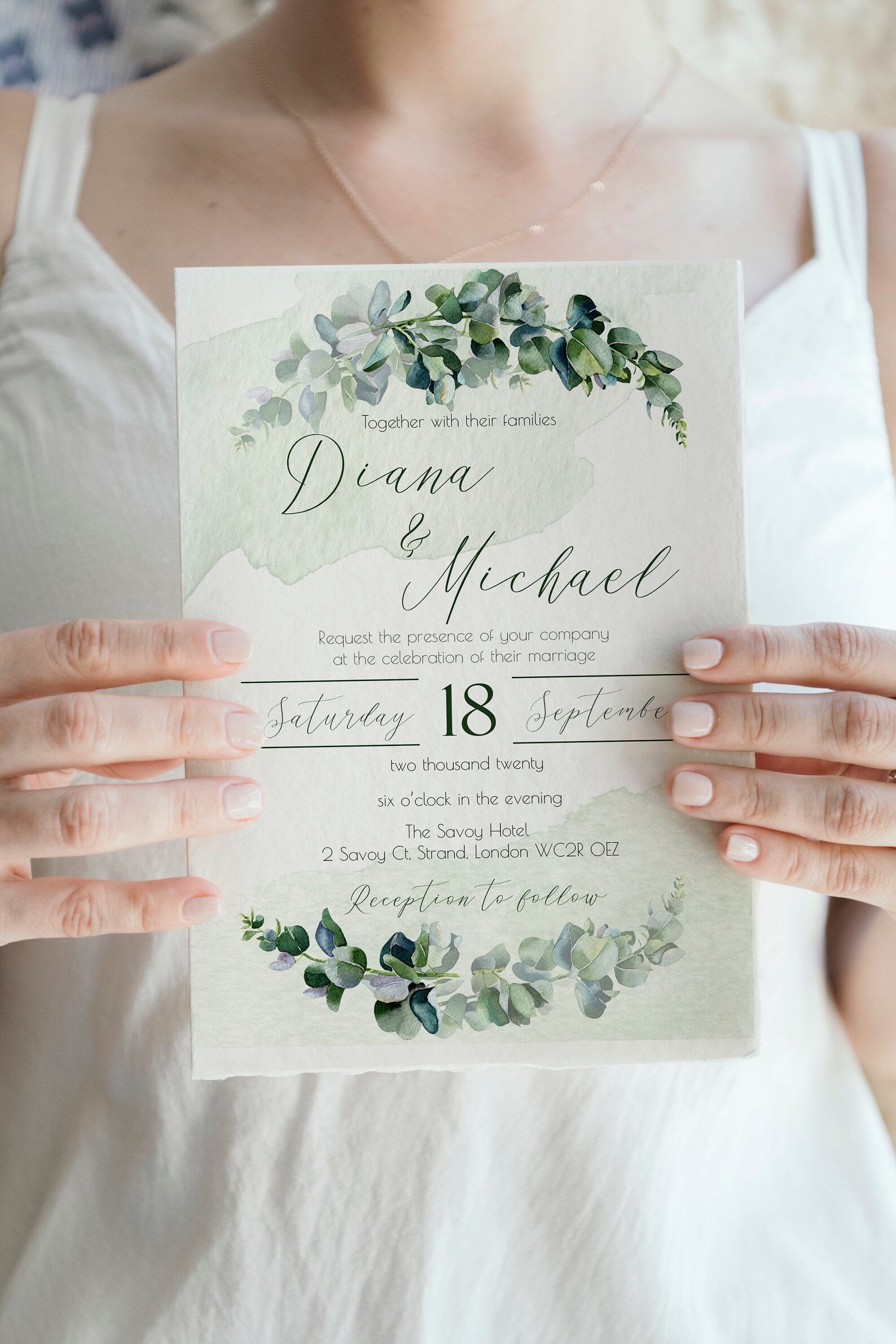 Personalized Wedding Invitation Suitewatercolor Wedding | Etsy