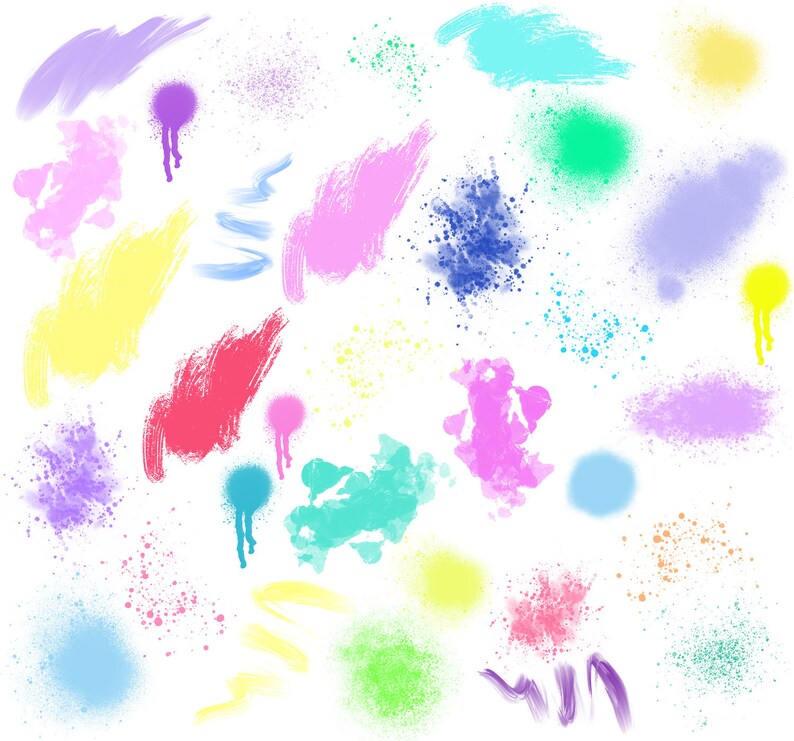 Neon Color Splatter Paint Spray Splatter Paint - Etsy