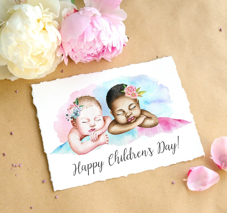 Mother's Day Clipart Watercolor Cute Baby Clipartbaby - Etsy