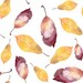 20 Seamless Watercolor Autumn Leaves Papers,seamless Patterns,autumn ...
