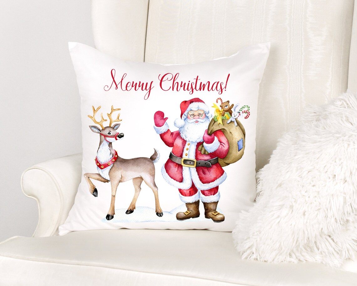 Santa Claus Christmas Clipart Set Santa Claus Mail Rudolf - Etsy
