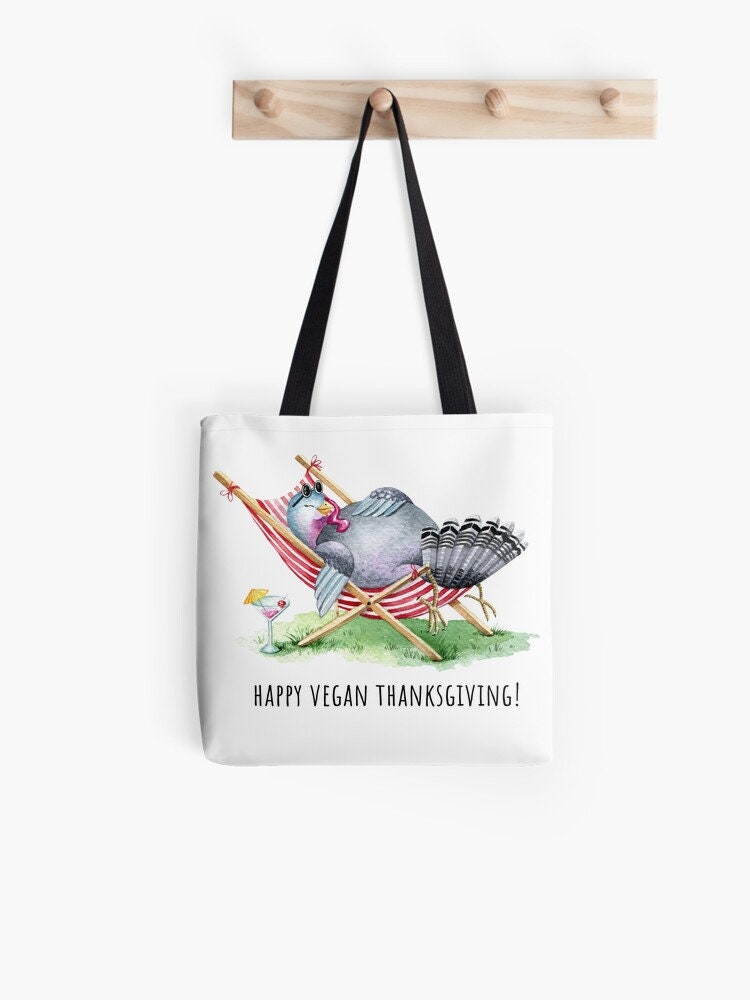 Happy Vegan Thanksgiving Dayfunny Turkey | Etsy