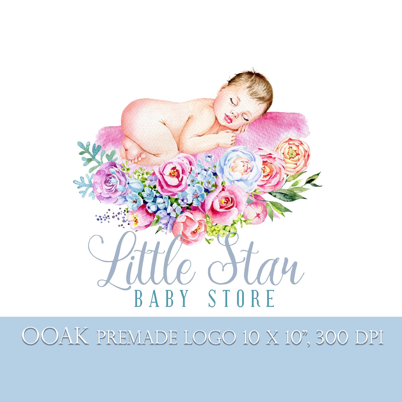 OOAK Baby Store Logo Baby Shop Logo Newborn Boutique Logo | Etsy