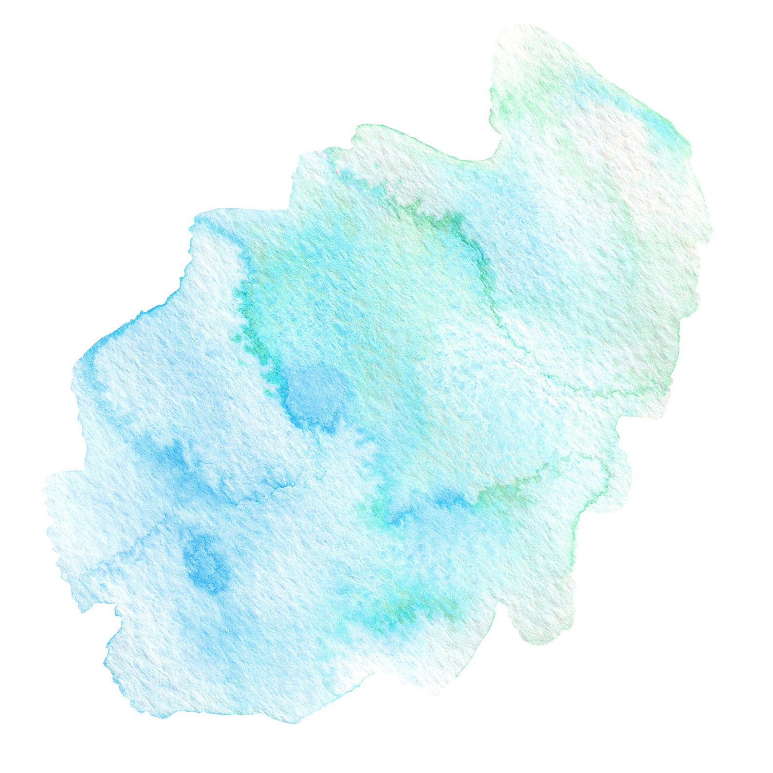 Sky Blue and Pink Watercolor Splashes and Blobs Watercolor - Etsy
