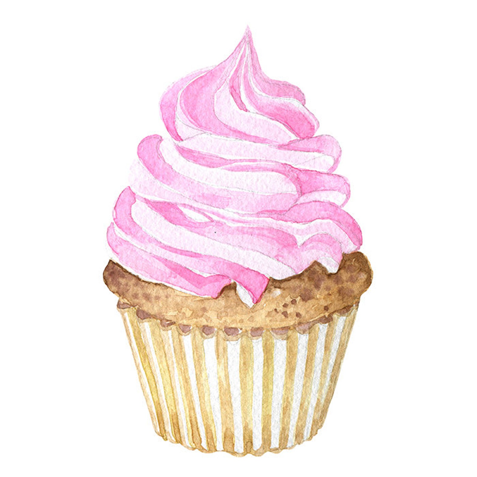 Watercolor Desserts Clipart Watercolor Cakes Clipart - Etsy