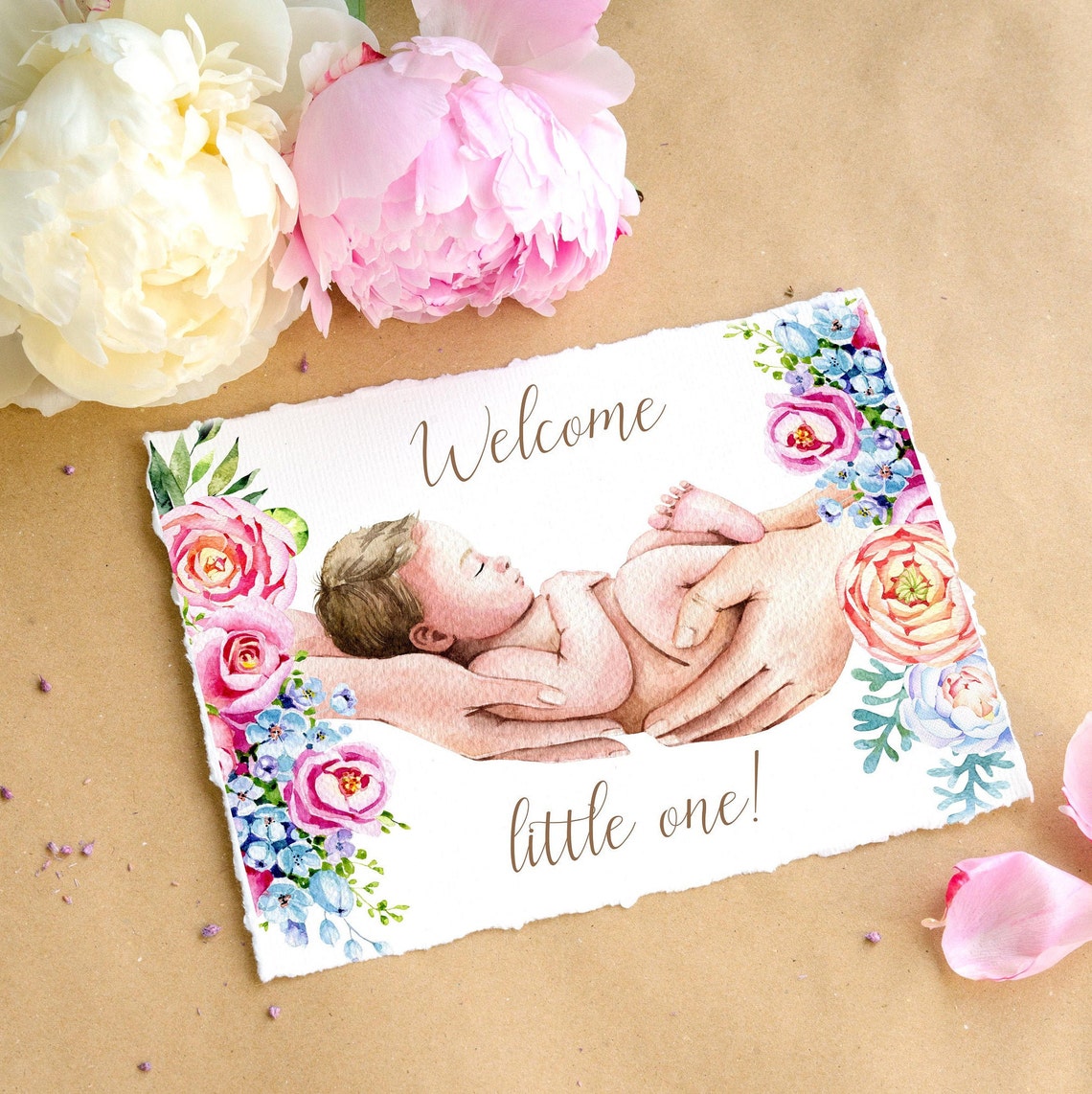 Cute Newborn Baby Clipart Welcome Baby Birthday Baby Shower - Etsy
