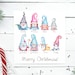 Christmas Gnomes Clipart, Watercolor Christmas Clipart, Cute ...
