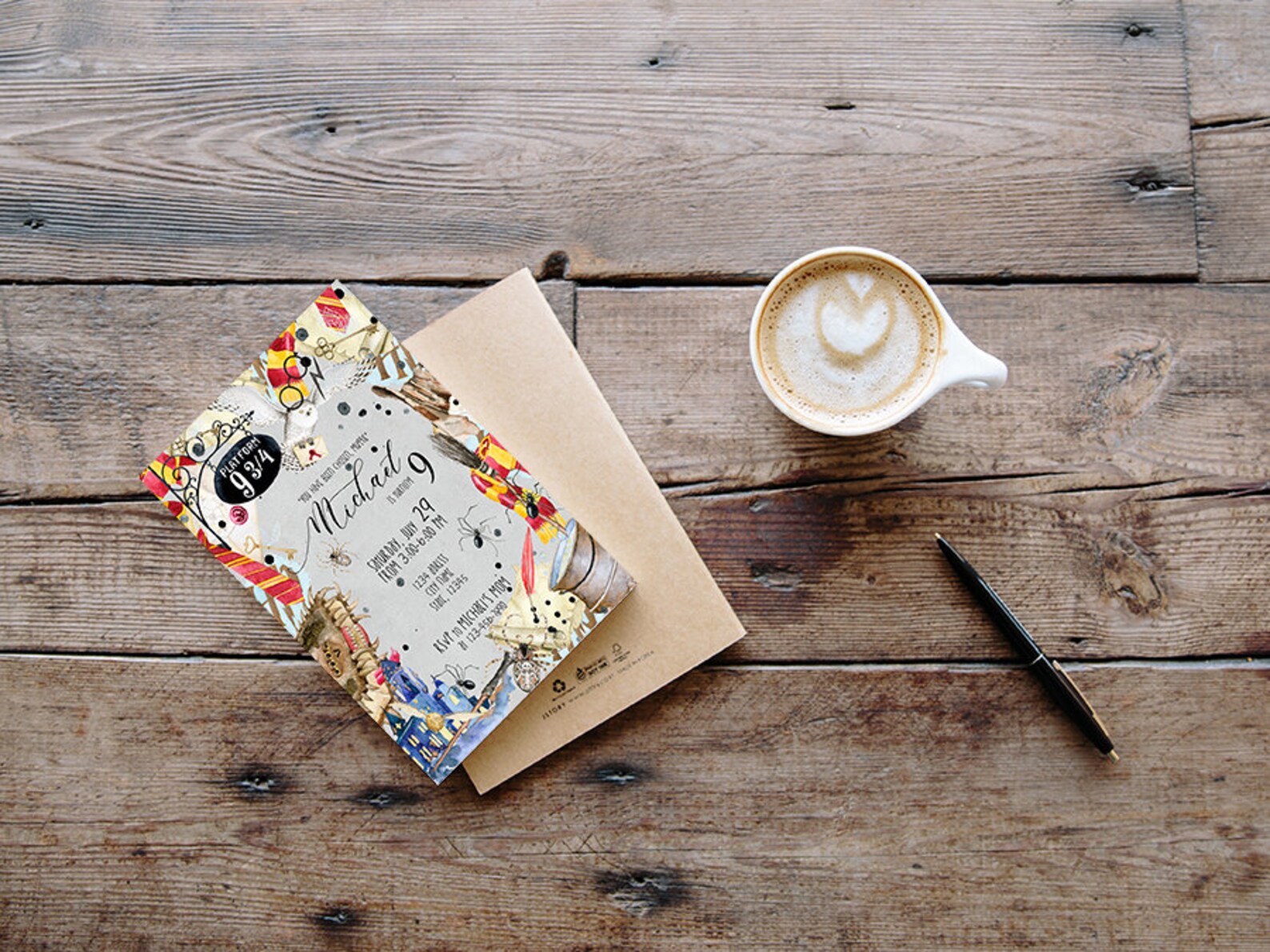 Magic Birthday Invitationschool of Wizardry Invitationmagic - Etsy