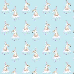 Bunny Digital Paper,easter Digital Paper,easter Scrapbooking, Bunny ...