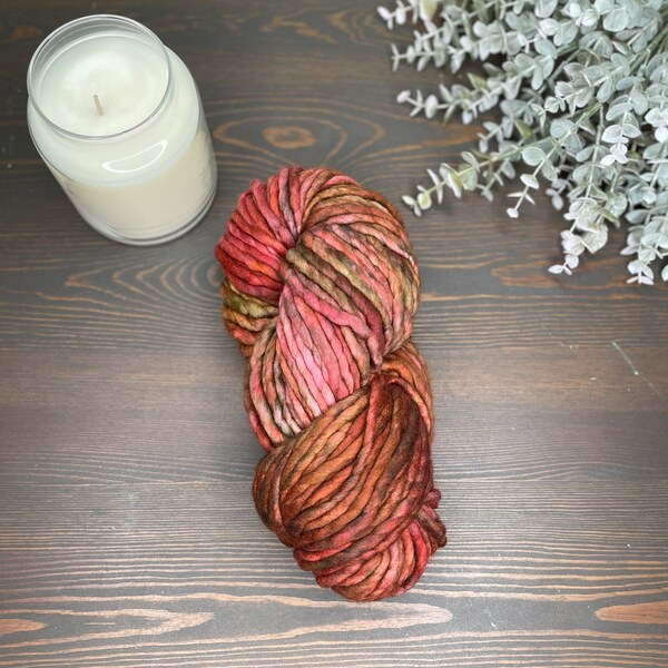 Super Bulky Red Yarn - Etsy