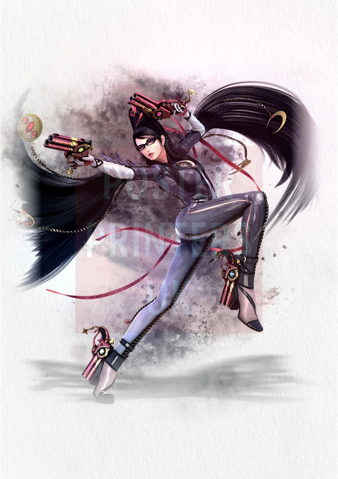 Bayonetta Poster | Bayonetta Nintendo Print, Games Poster, Game ...