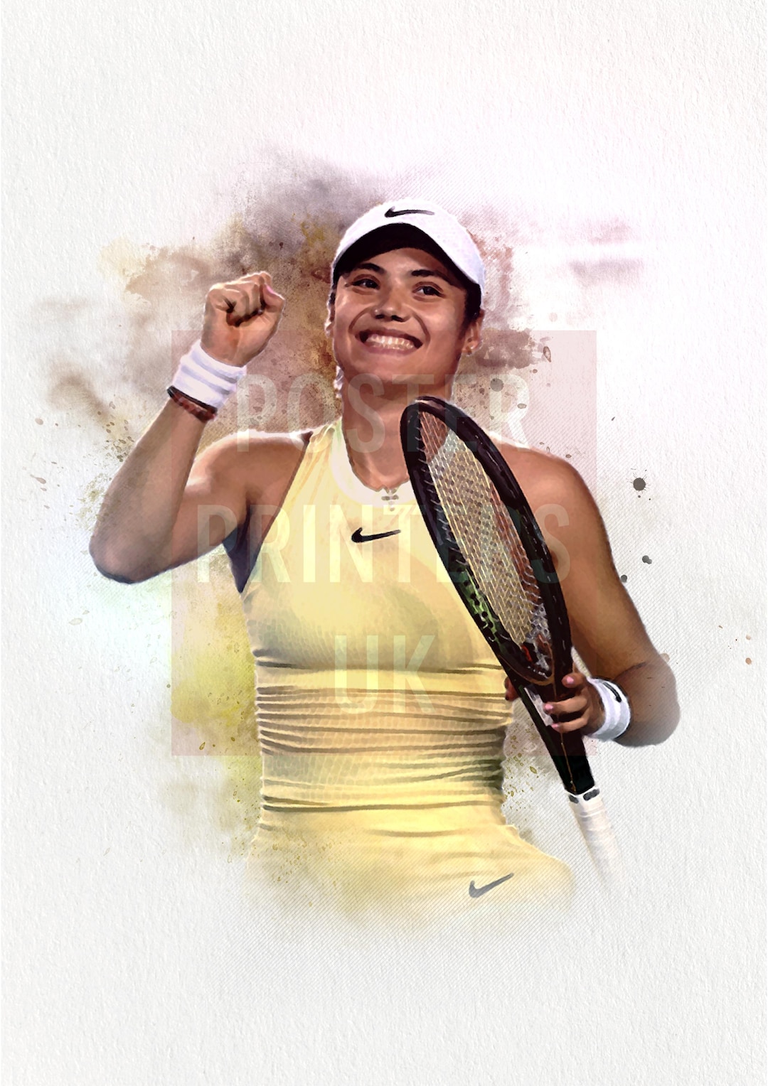 Emma Raducanu Poster | Emma Raducanu Print, Sport Poster, Tennis Player ...