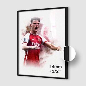 Declan Rice Poster | Declan Rice Print, Sports Poster, Football Player ...