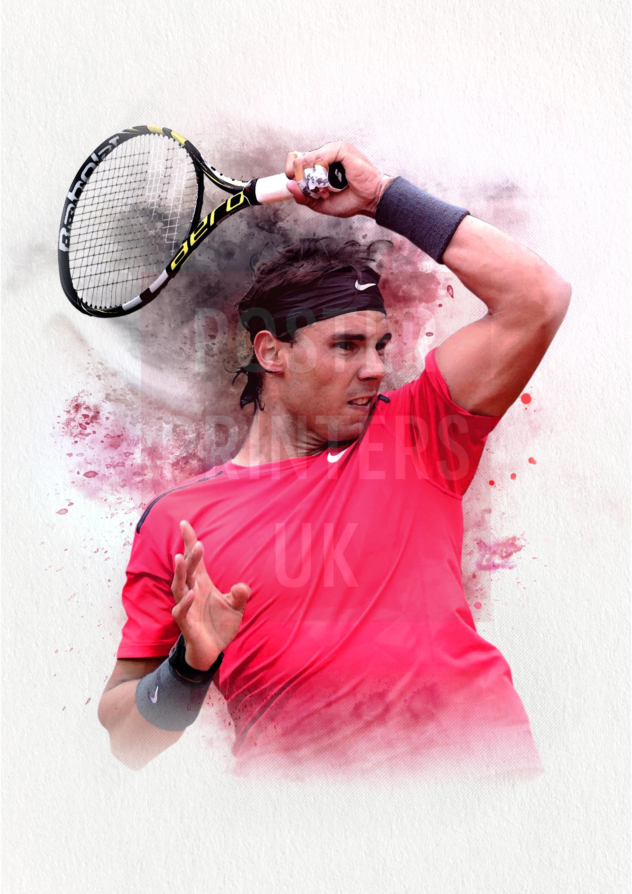 Rafael Nadal Poster | Rafael Nadal Print, Sport Poster, Tennis Player ...