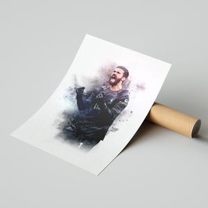 Alisson Becker Poster | Alisson Becker Print, Sports Poster, Football ...
