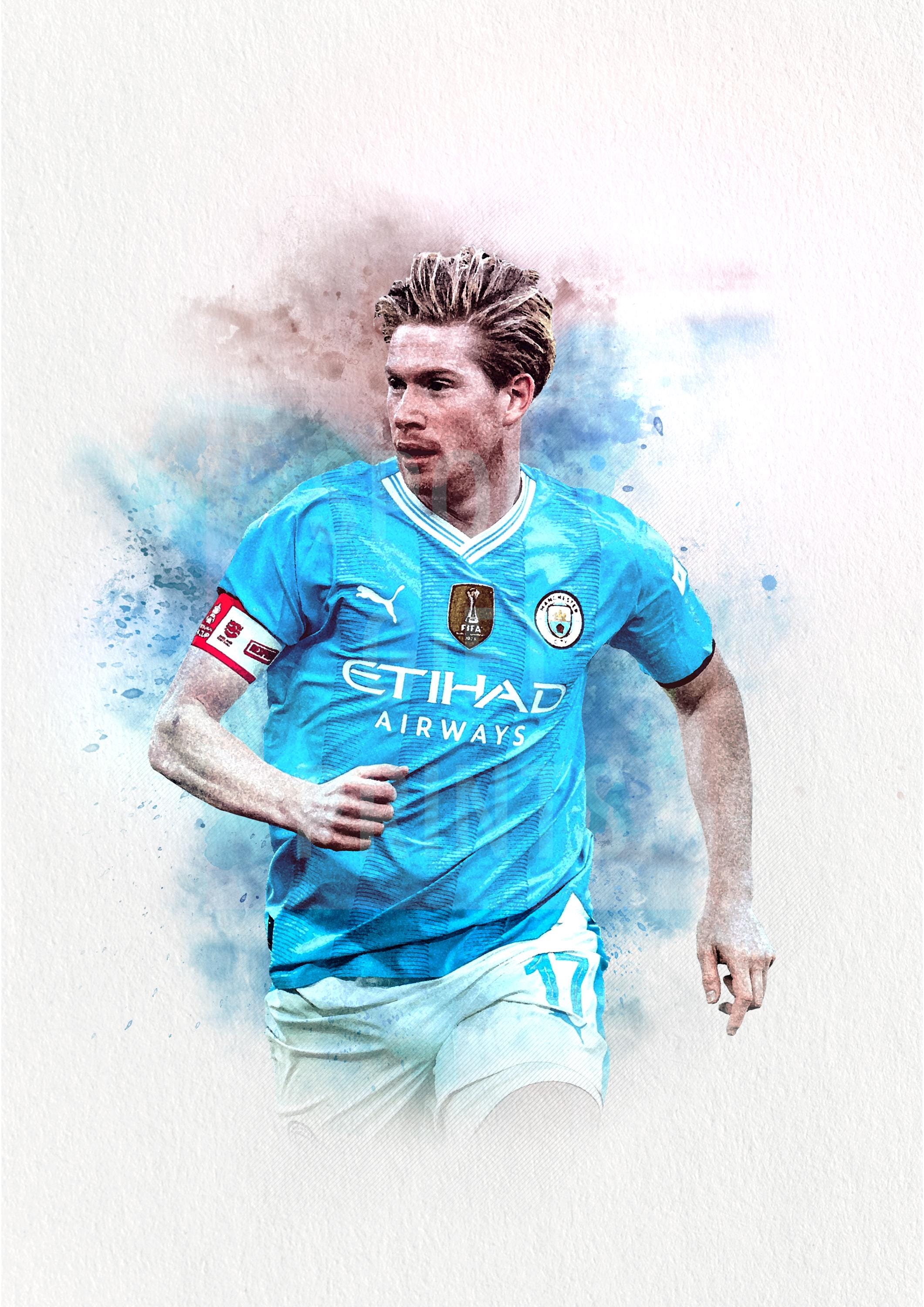 Kevin De Bruyne Poster | Kevin De Bruyne Print, Sports Poster, Football ...