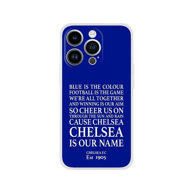 Blue is the Colour - Flexi Case - Chelsea FC Phone Case - Etsy