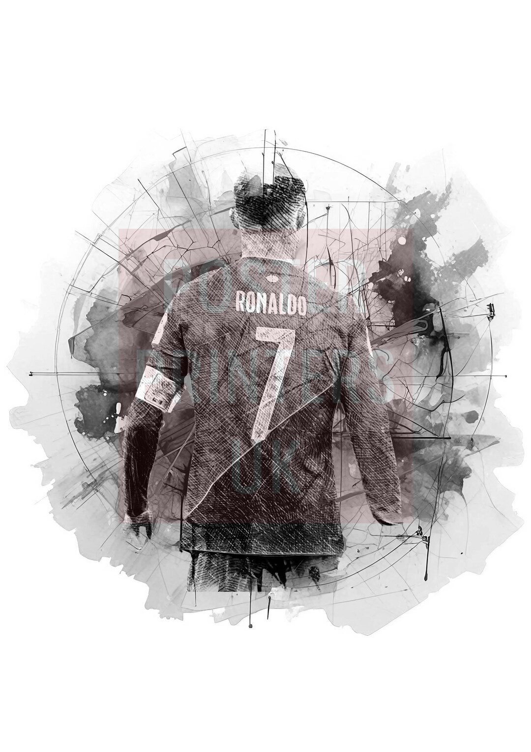 Cristiano Ronaldo Poster | Minimalist Typography Print - Etsy