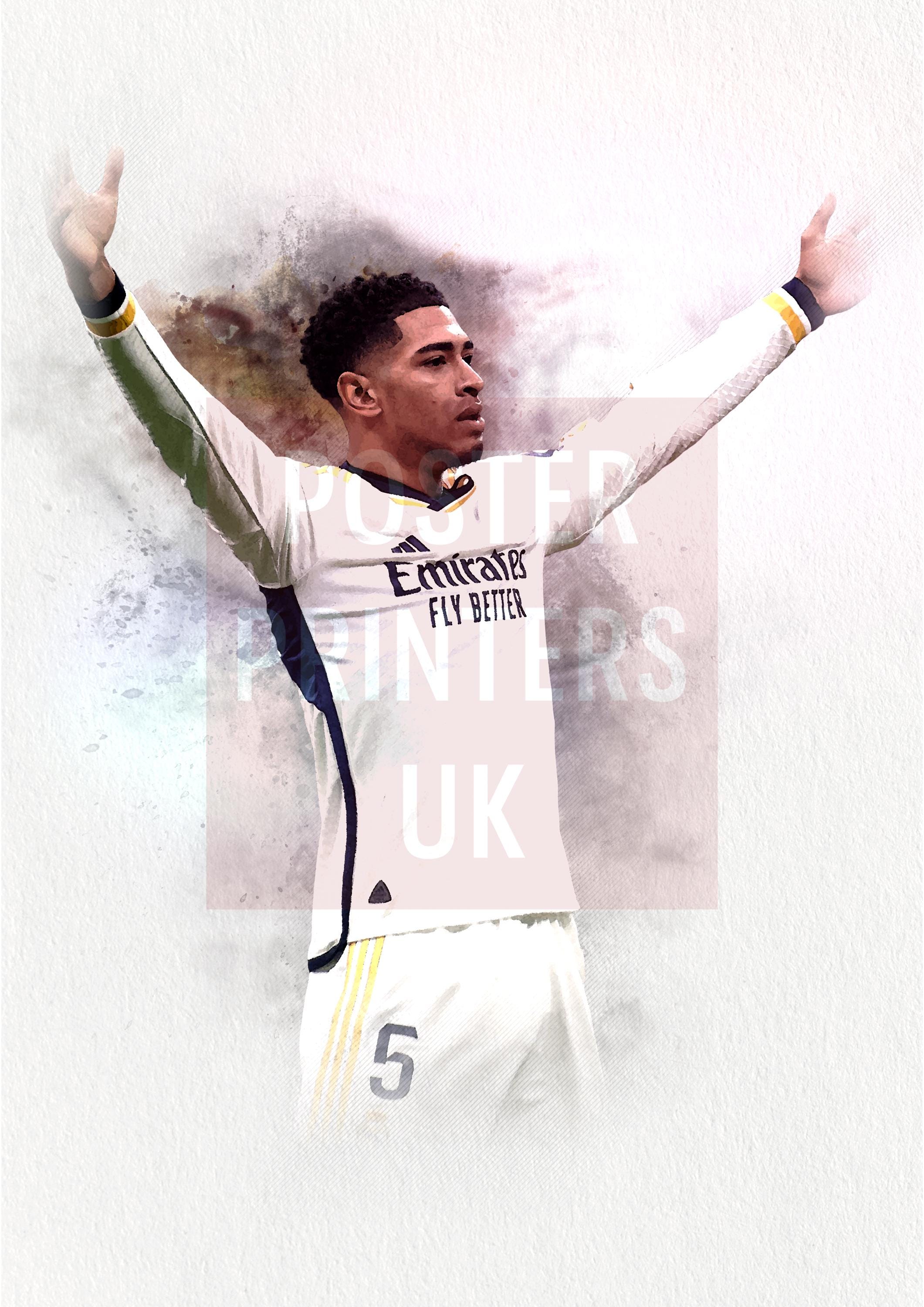 Jude Bellingham Poster | Jude Bellingham Print, Sport Poster, Football ...