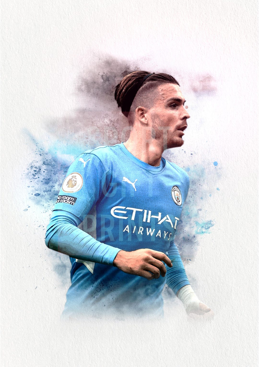 Jack Grealish Poster | Jack Grealish Print, Sports Poster, Football ...