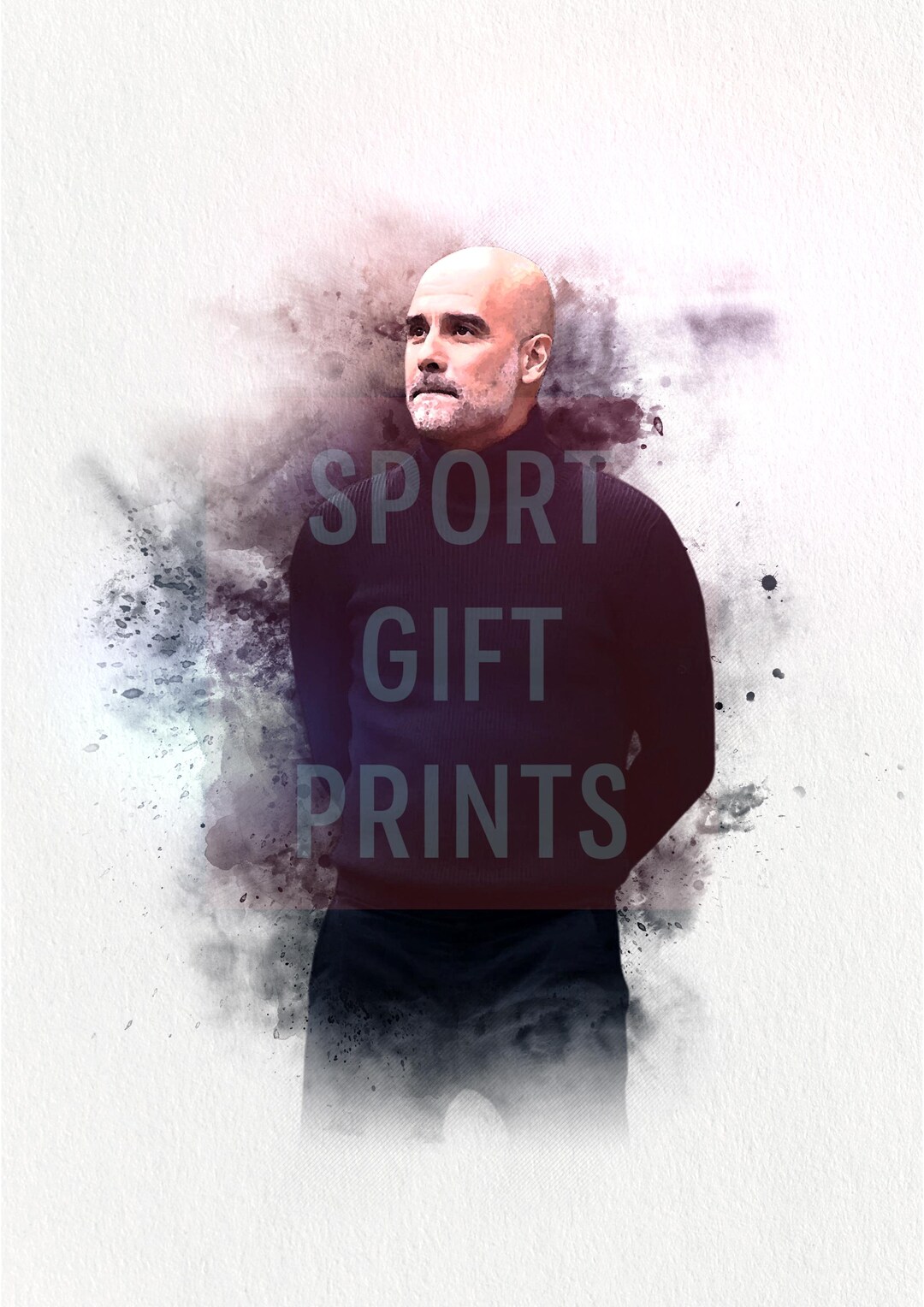 Pep Guardiola Poster | Pep Guardiola Print, Sports Poster, Football ...