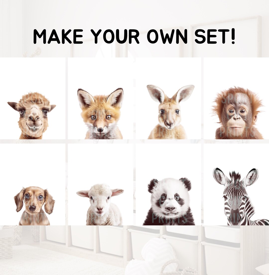 PRINTABLE Baby Animals NURSERY Art, Nursery Posters, Nursery Art, Boho ...