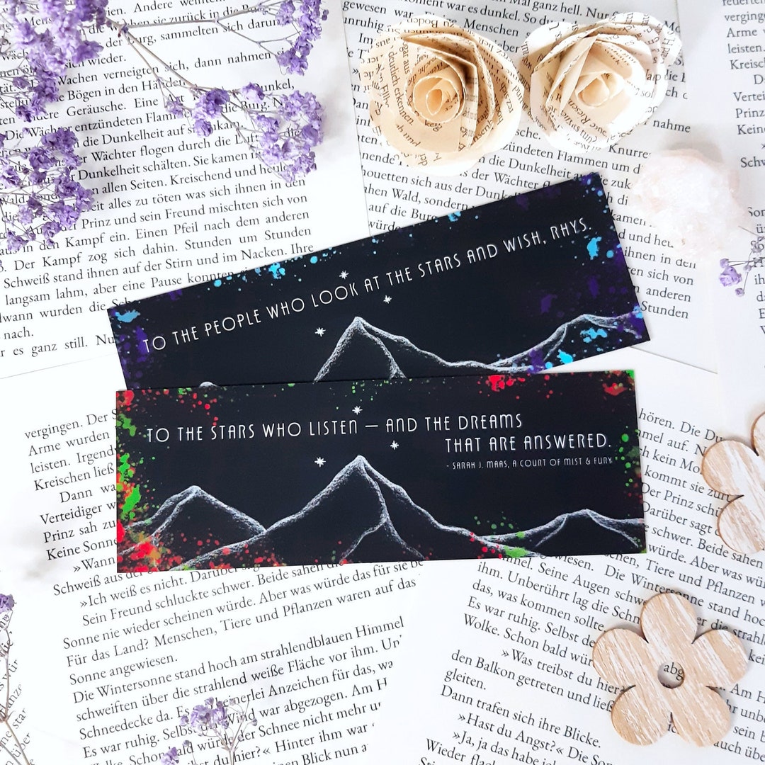ACOTAR Bookmark Officially Licensed Bookish Merch, Sarah J. Maas, A ...