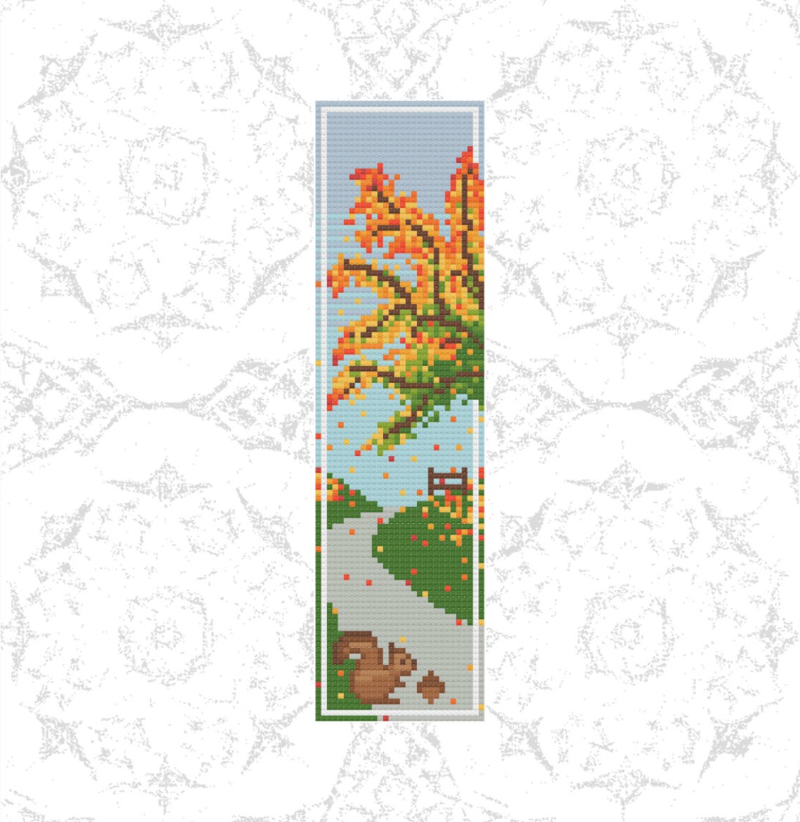 Four Seasons Bookmark Combo Cross Stitch Pattern PDF Download Turkish ...