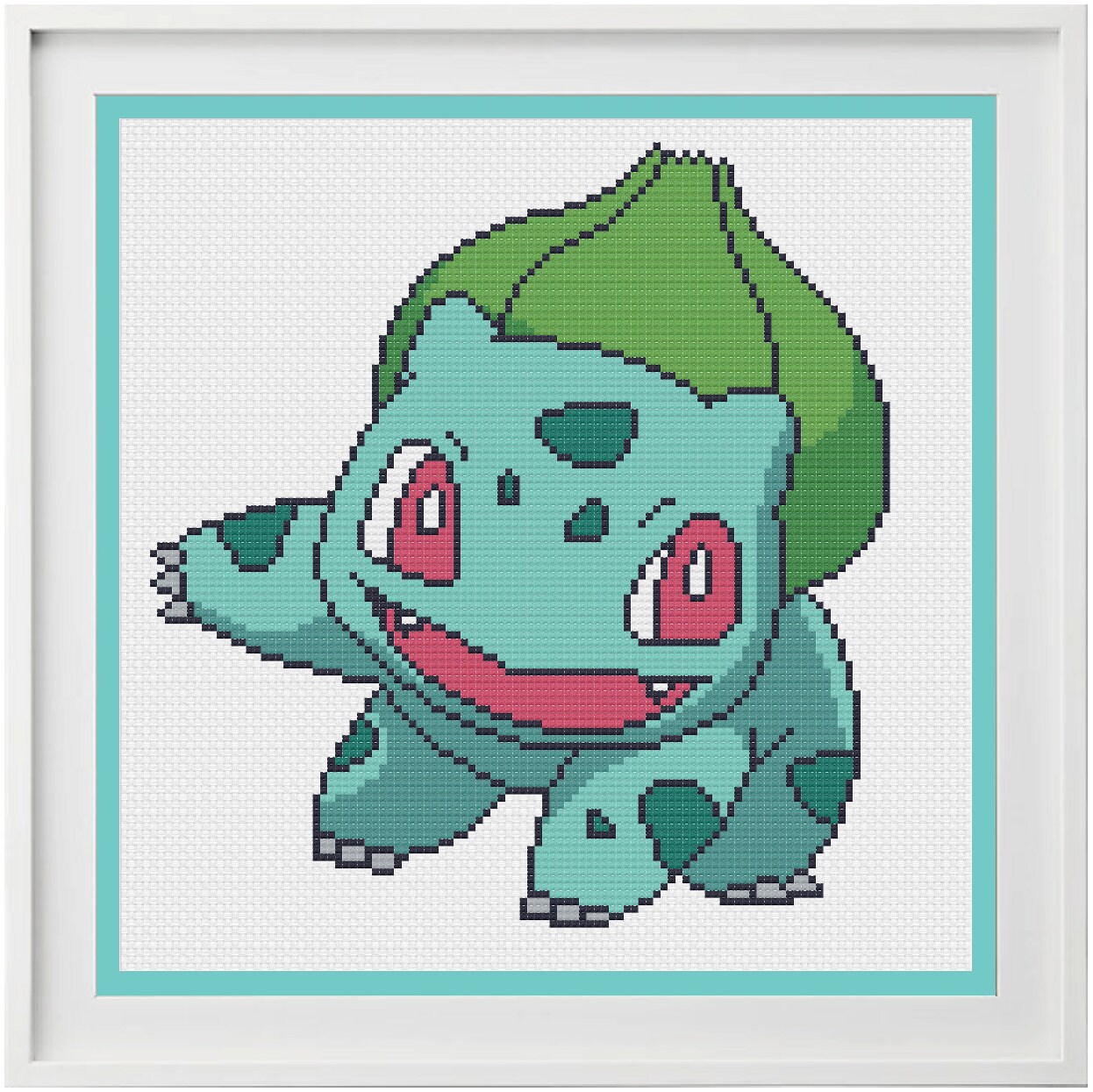 Bulbasaur Cross Stitch Pattern PDF Download DIY Counted Cross Stitch ...