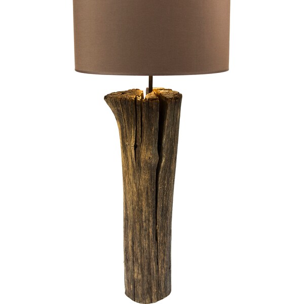 Rustic Wood Lamp - Etsy