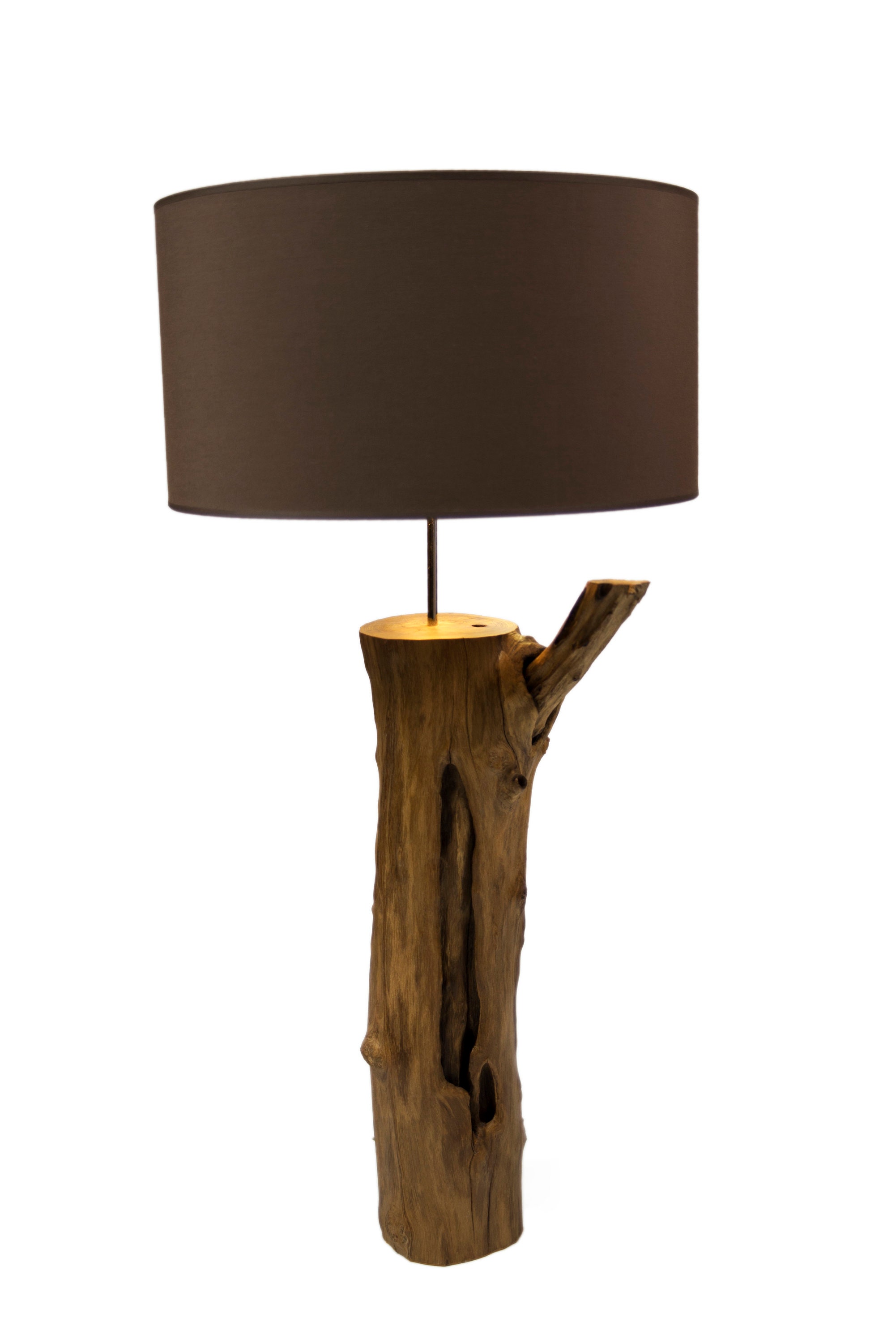 Rustic Wooden Lamp of Black Locust Home Decor Unique One of a Kind ...