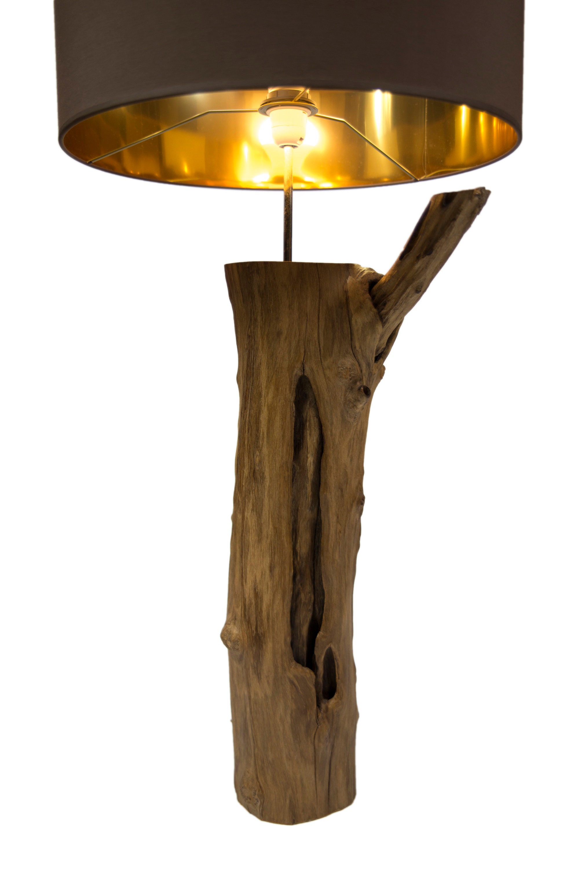 Rustic Wooden Lamp of Black Locust Home Decor Unique One of a Kind ...