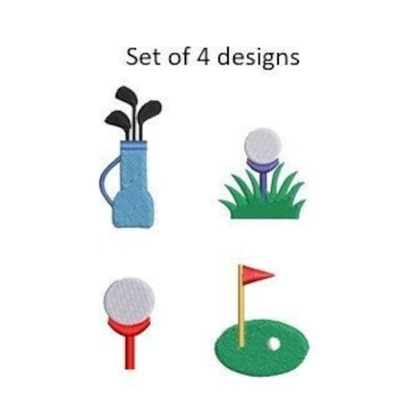 Golf Embroidery - Etsy