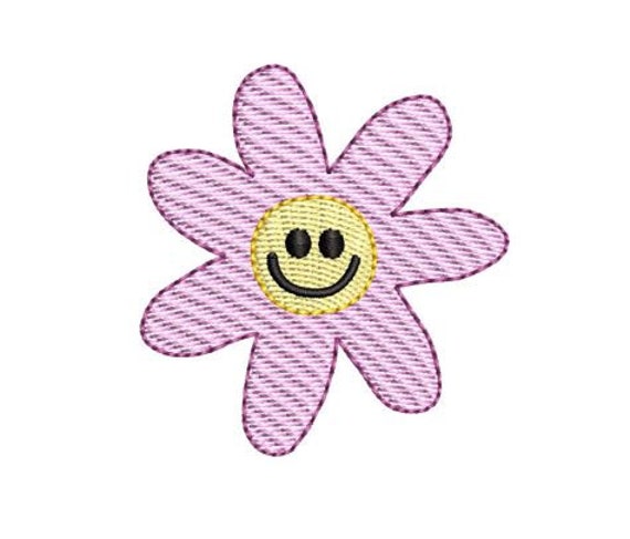 Boho Daisy Sketch Embroidery Design Mini Small Quick Stitch | Etsy