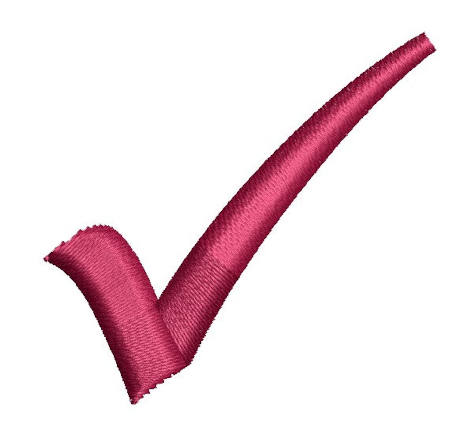 Mini Checkmark Embroidery Design Mini Small Check Mark Machine - Etsy