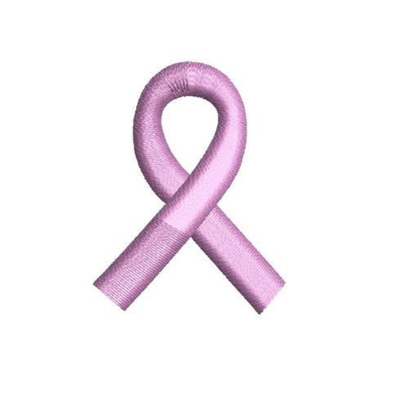 Breast Cancer Ribbon Embroidery Design Mini Small Cancer | Etsy