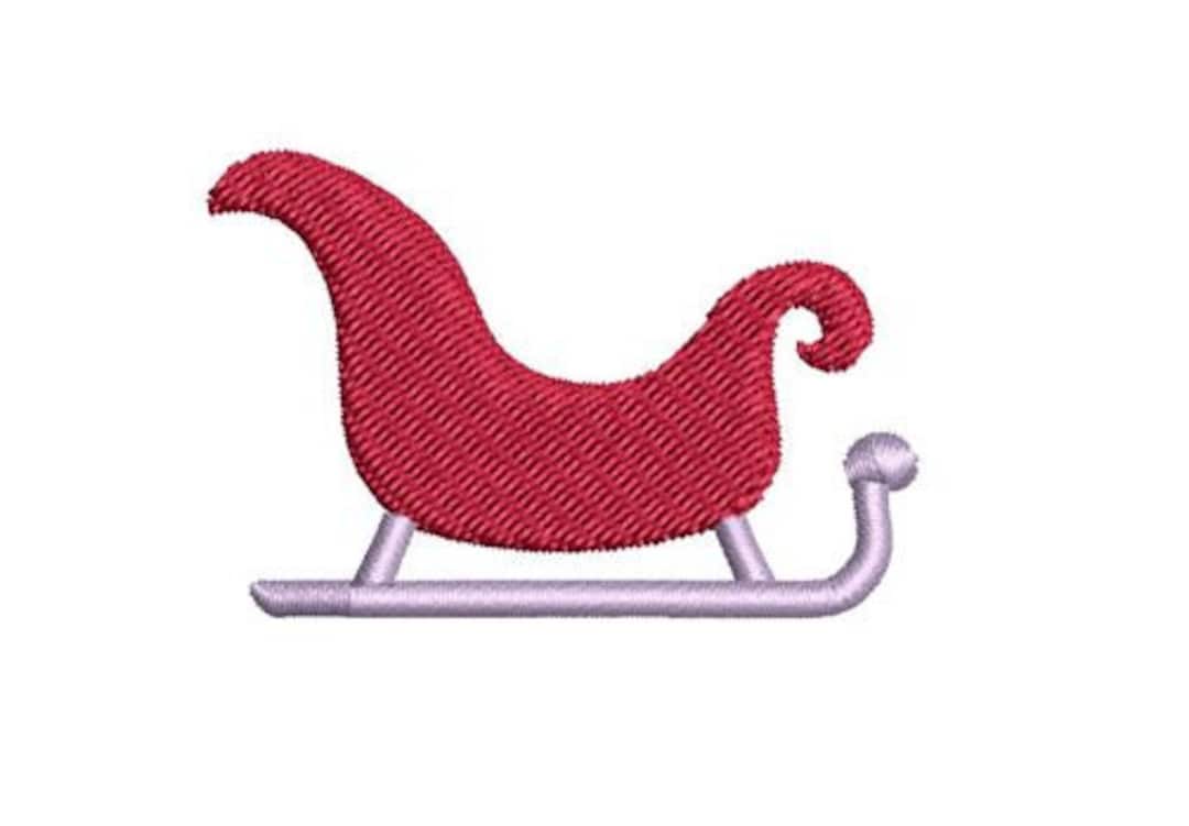 Christmas Sleigh Embroidery Design Mini Small Machine Pattern Shirt ...