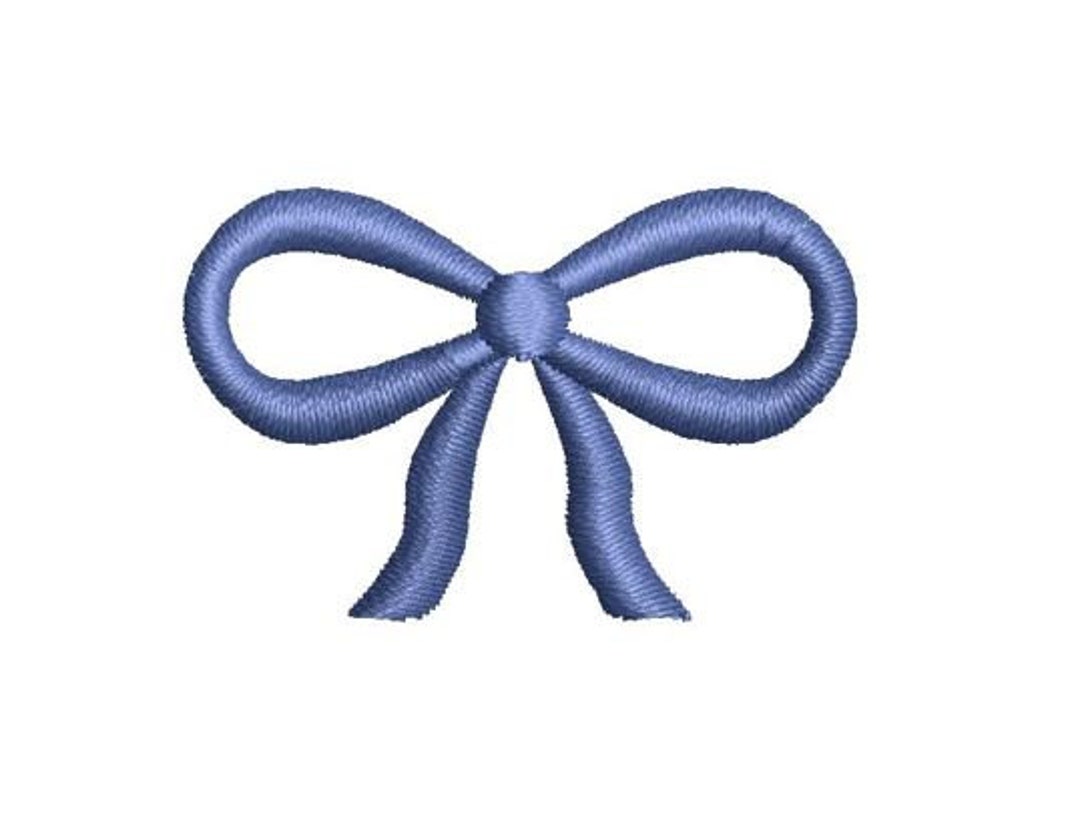 Ribbon Bow Embroidery Design Mini Bow Small Machine Embroidery Pattern ...