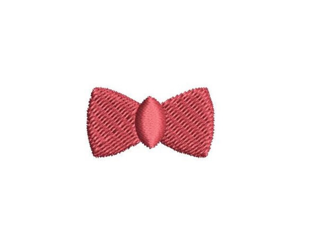 Mini Bow Embroidery Design Bowtie Bow Tie Small Machine Embroidery ...