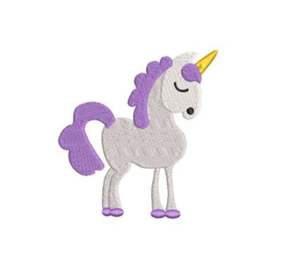 Mini Unicorn Embroidery Design Small Baby Unicorn Machine - Etsy