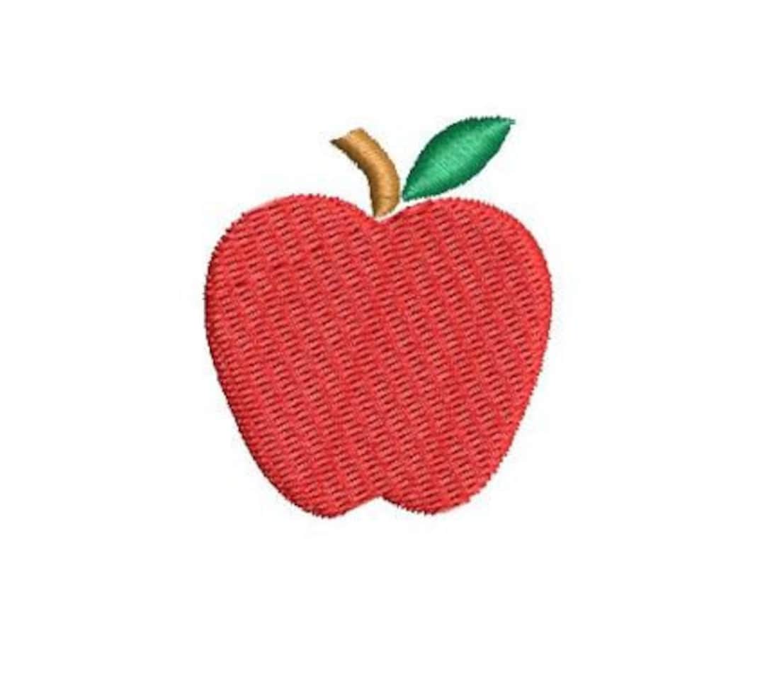 Apple Embroidery Design Mini Fruit Small Machine Embroidery Pattern ...