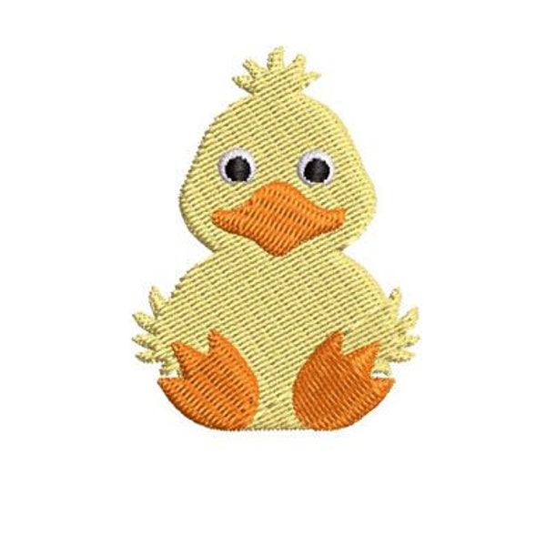 Machine Embroidery Mini Duck Design - Etsy
