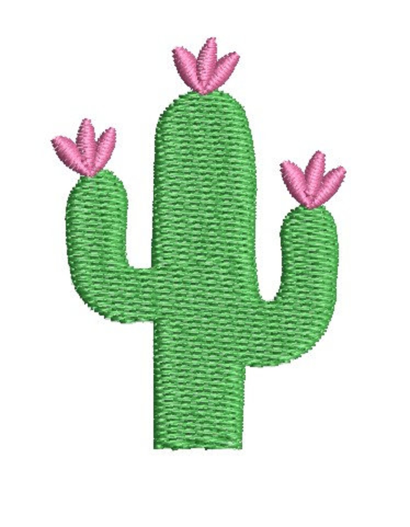 Mini Cactus Flowers Embroidery Design Small Plant Machine | Etsy
