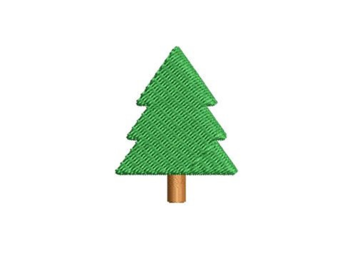 Pine Tree Embroidery Design Mini Small Pine Tree Machine Embroidery ...
